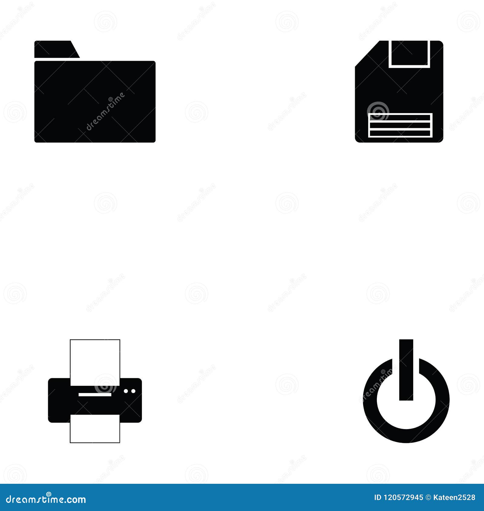 Toolbar icon set stock vector. Illustration of internet - 120572945