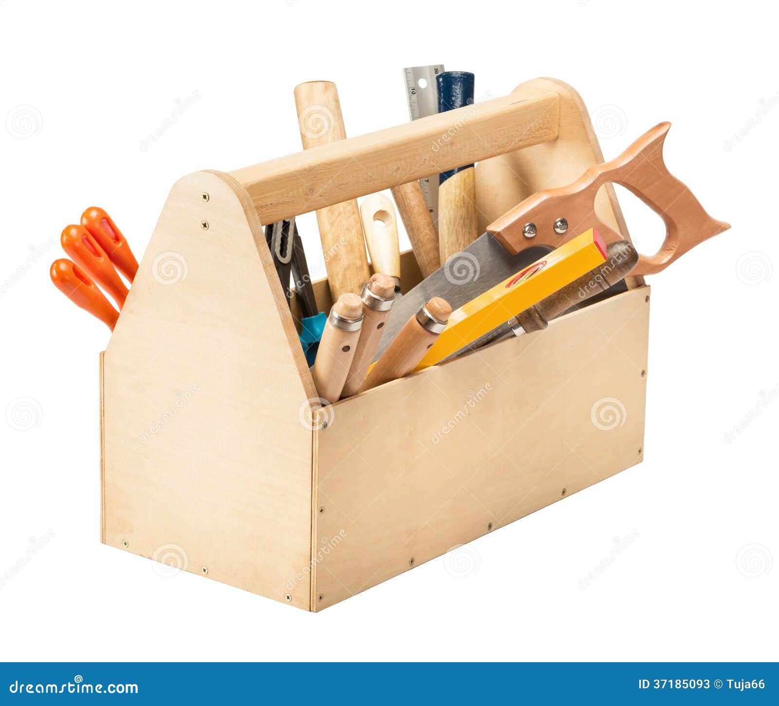 Toolbox stock image. Image of construction, handle, planks - 37185093
