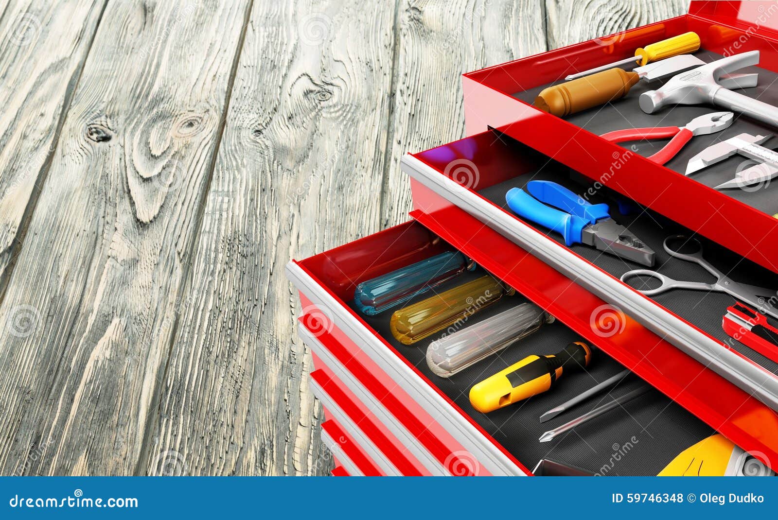 Toolbox stock photo. Image of work, shop, drawer, improvement - 59746348