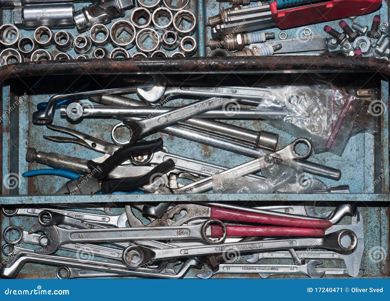 Toolbox closeup stock image. Image of container, backgrounds - 17240471