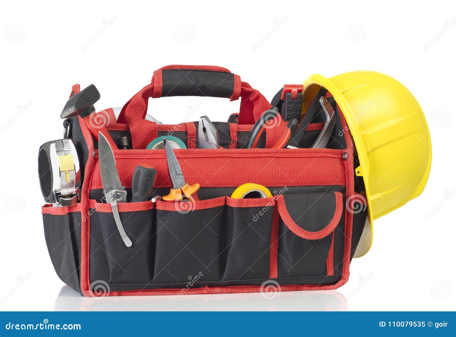 Toolbox full with tools stock image. Image of pliers - 110079535