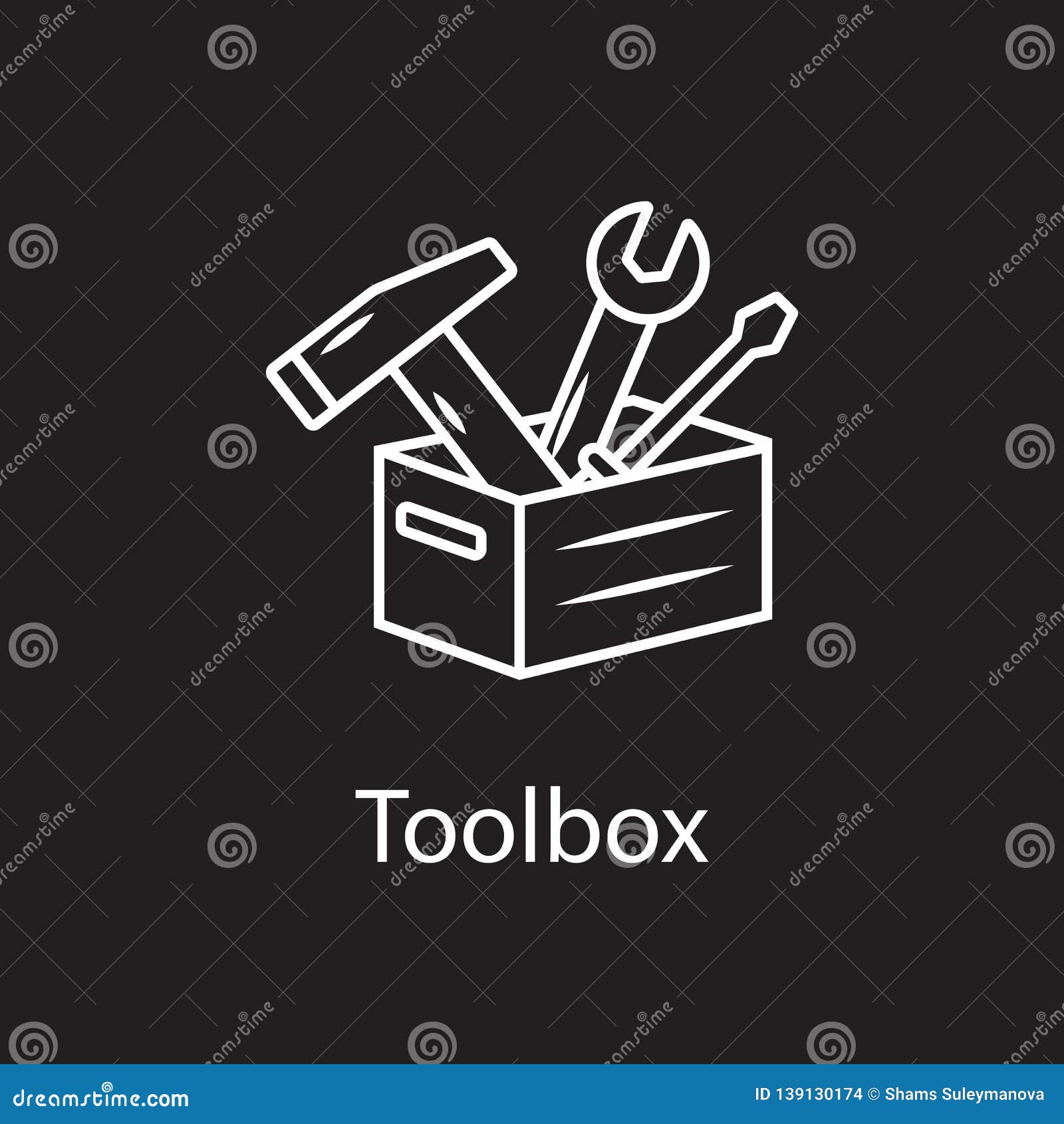 Toolbox Icon Icon. Simple Element Illustration. Toolbox Icon Symbol ...