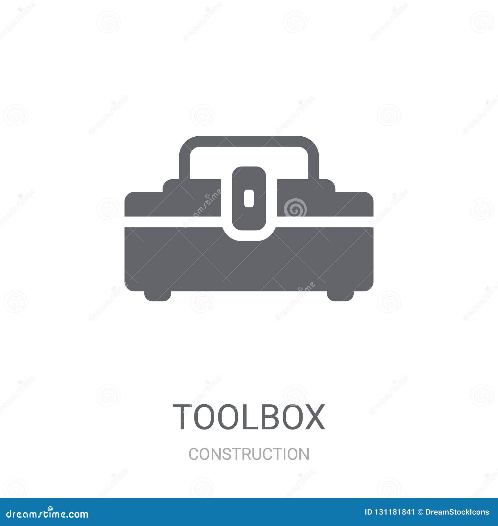 Toolbox Icon. Trendy Toolbox Logo Concept on White Background Fr Stock ...