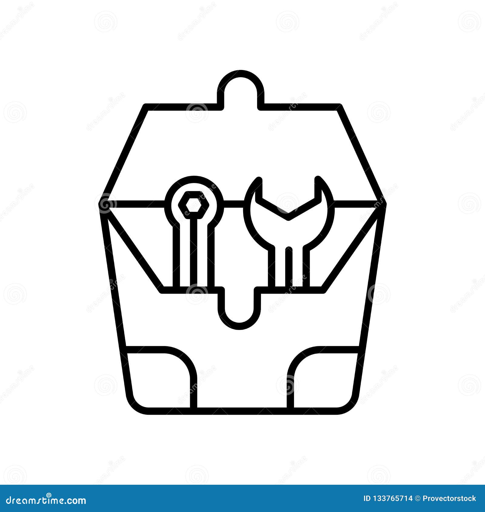 Toolbox Icon Vector Sign and Symbol Isolated on White Background ... Toolbox Icon Vector Sign and Symbol Isolated on White Background ...