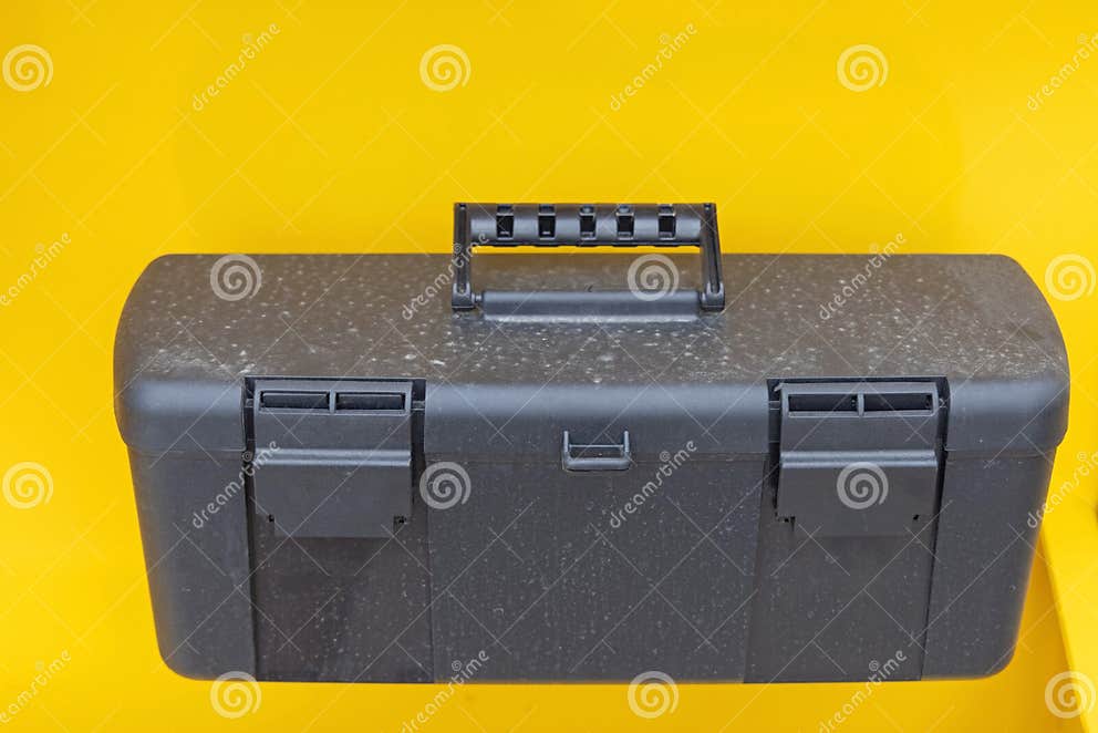 Toolbox at Machine stock photo. Image of plastic, toolbox - 230830816