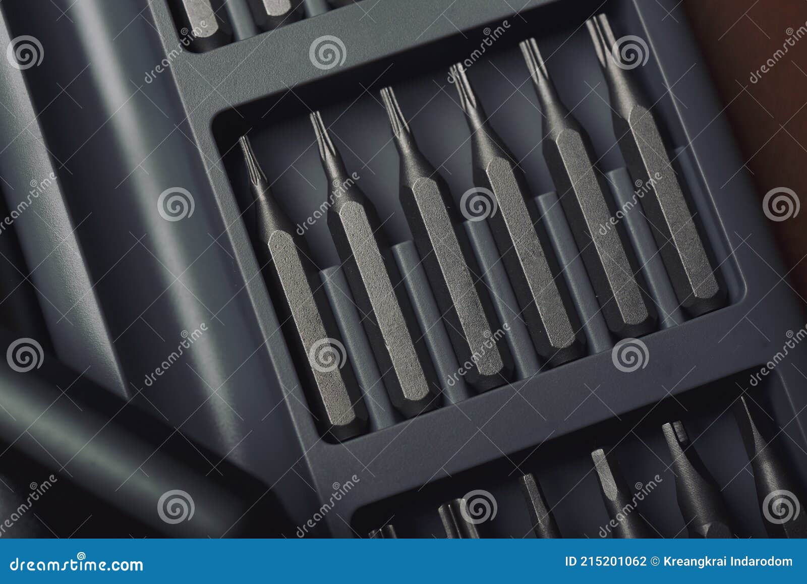 Toolbox with Metal Screwdriver and Replaceable Bits Set Collection ...