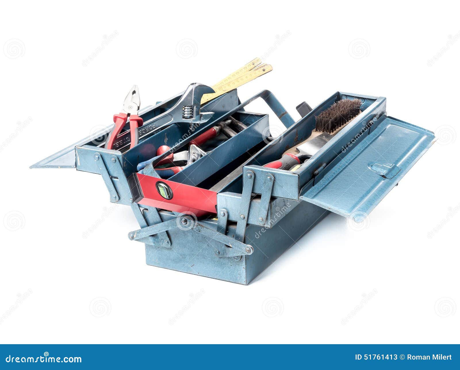 Toolbox stock image. Image of isolated, tool, container - 51761413