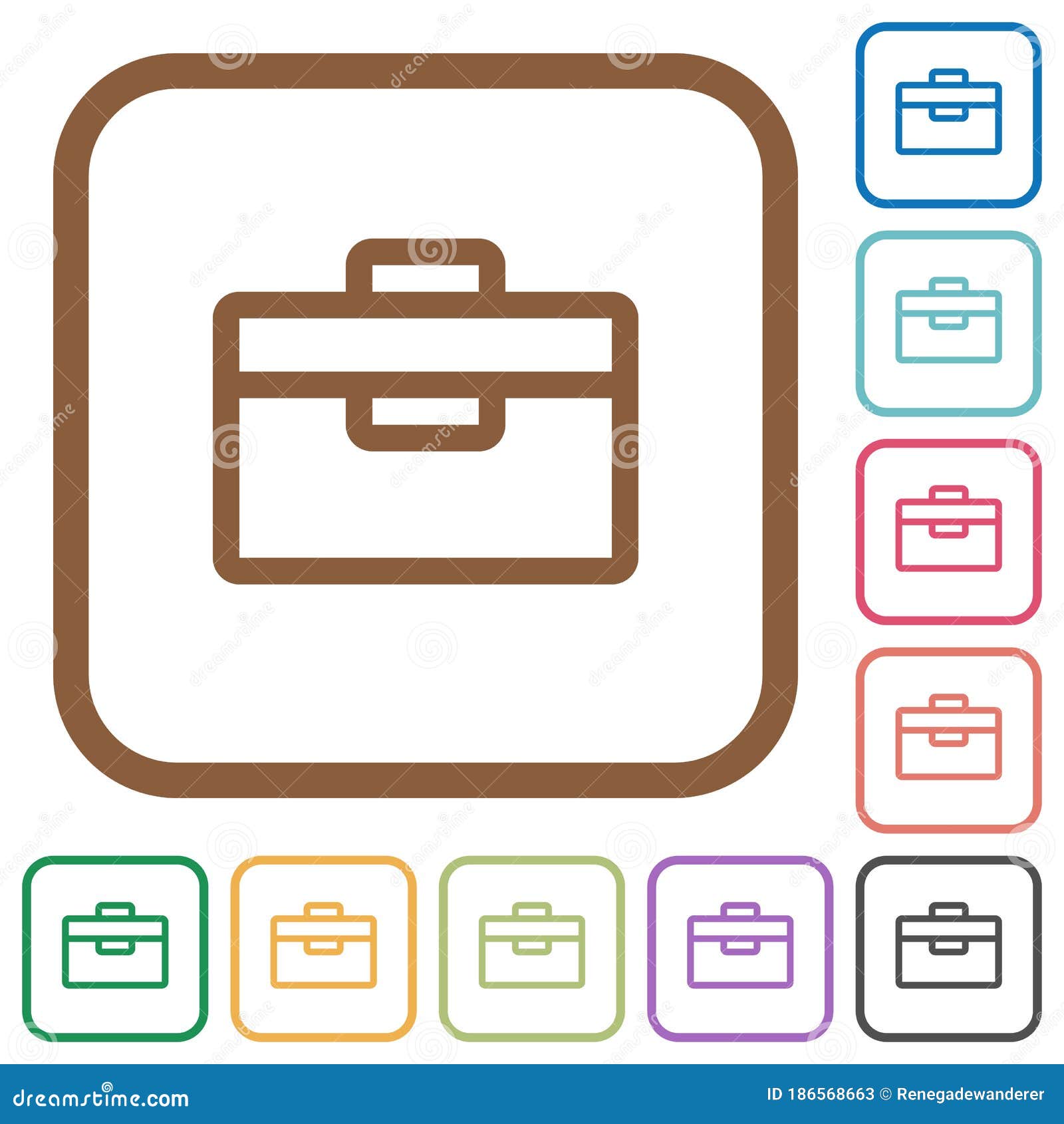 Toolbox simple icons stock vector. Illustration of maintain - 186568663