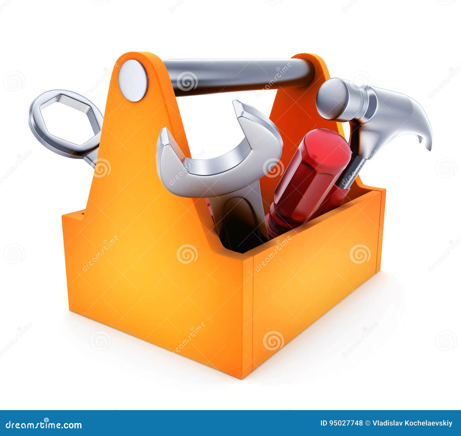 Toolbox Symbol on White Background Stock Illustration - Illustration of ...