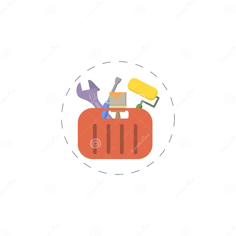 Toolbox with Tools Clipart. Toolbox with Tools Vector Clipart. Toolbox ...