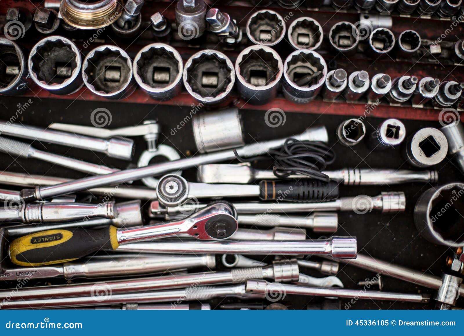 A toolbox stock image. Image of toolbox, tools, drill - 45336105