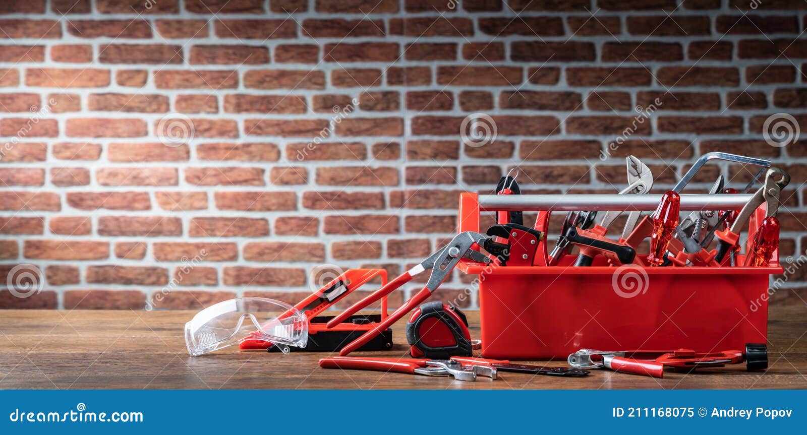 Toolbox with Various Worktools Stock Image - Image of handyman ...