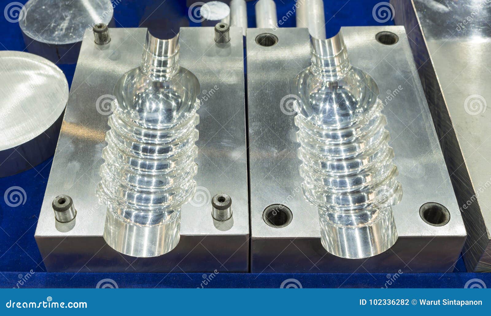Tooling for Plastic Bottle Injection Stock Photo - Image of hardware ...
