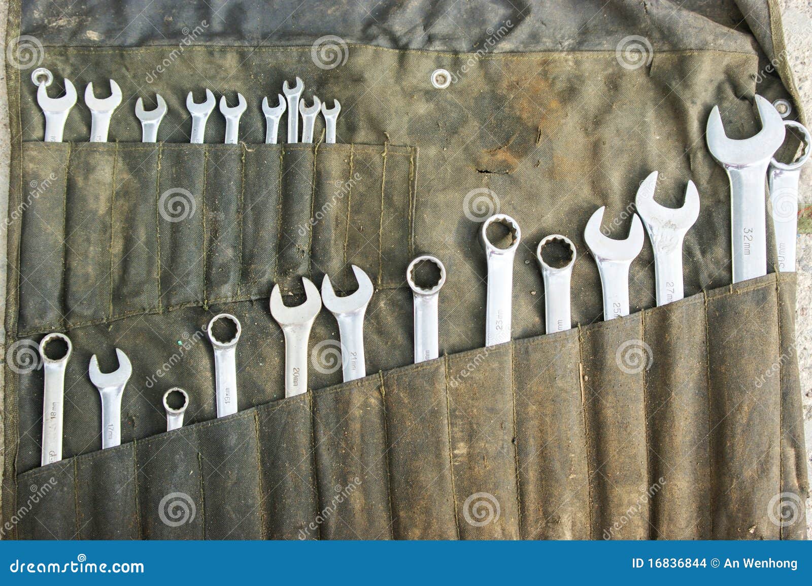 Toolkit stock photo. Image of number, tools, size, metal - 16836844