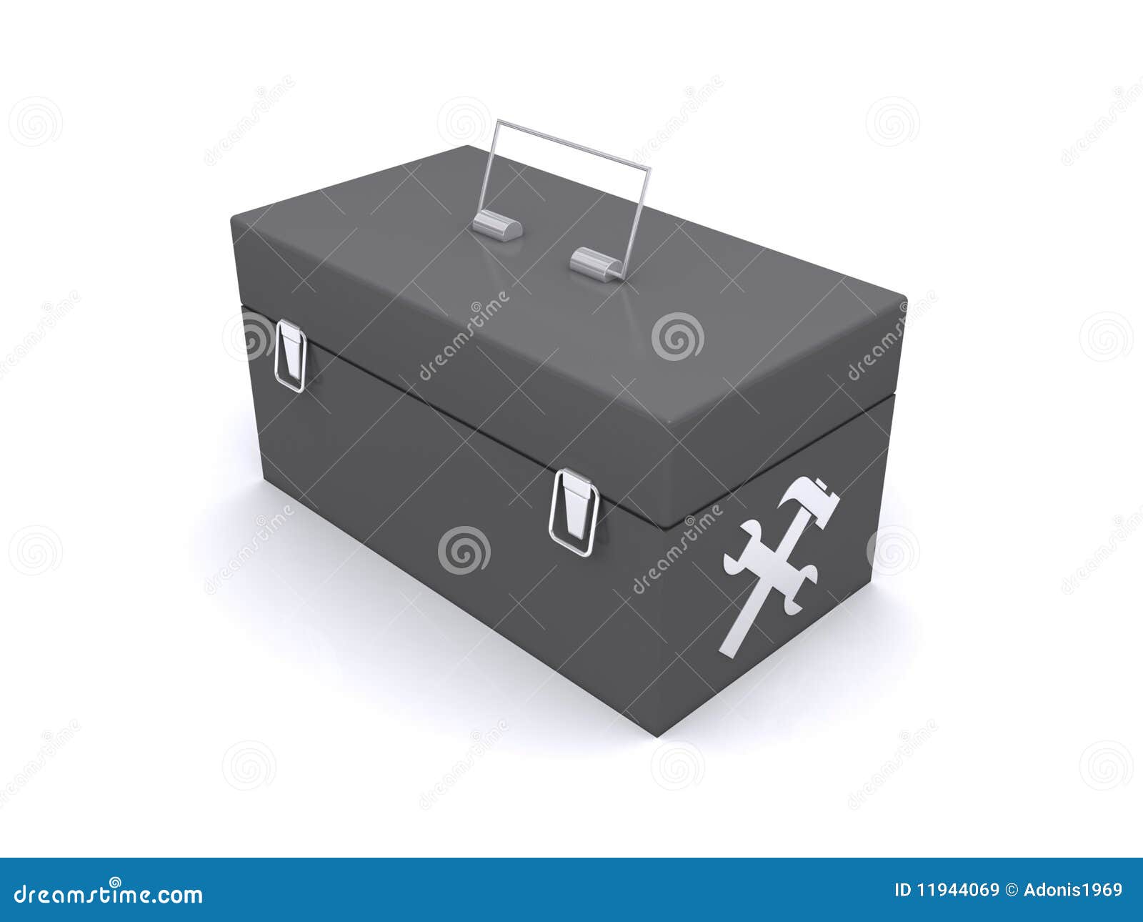 Toolkit Bag stock illustration. Illustration of gray - 11944069