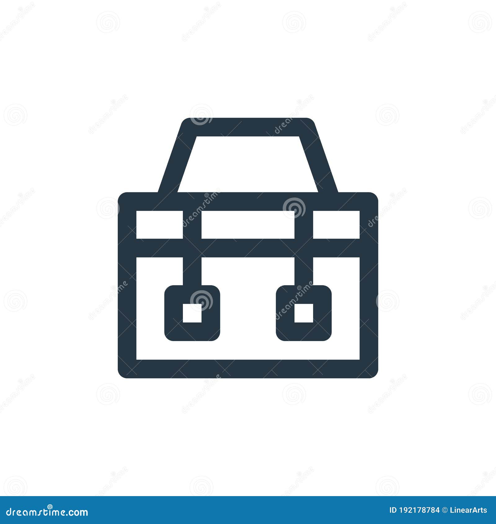 Toolkit Icon Vector from Laboor and Tools Concept. Thin Line ...