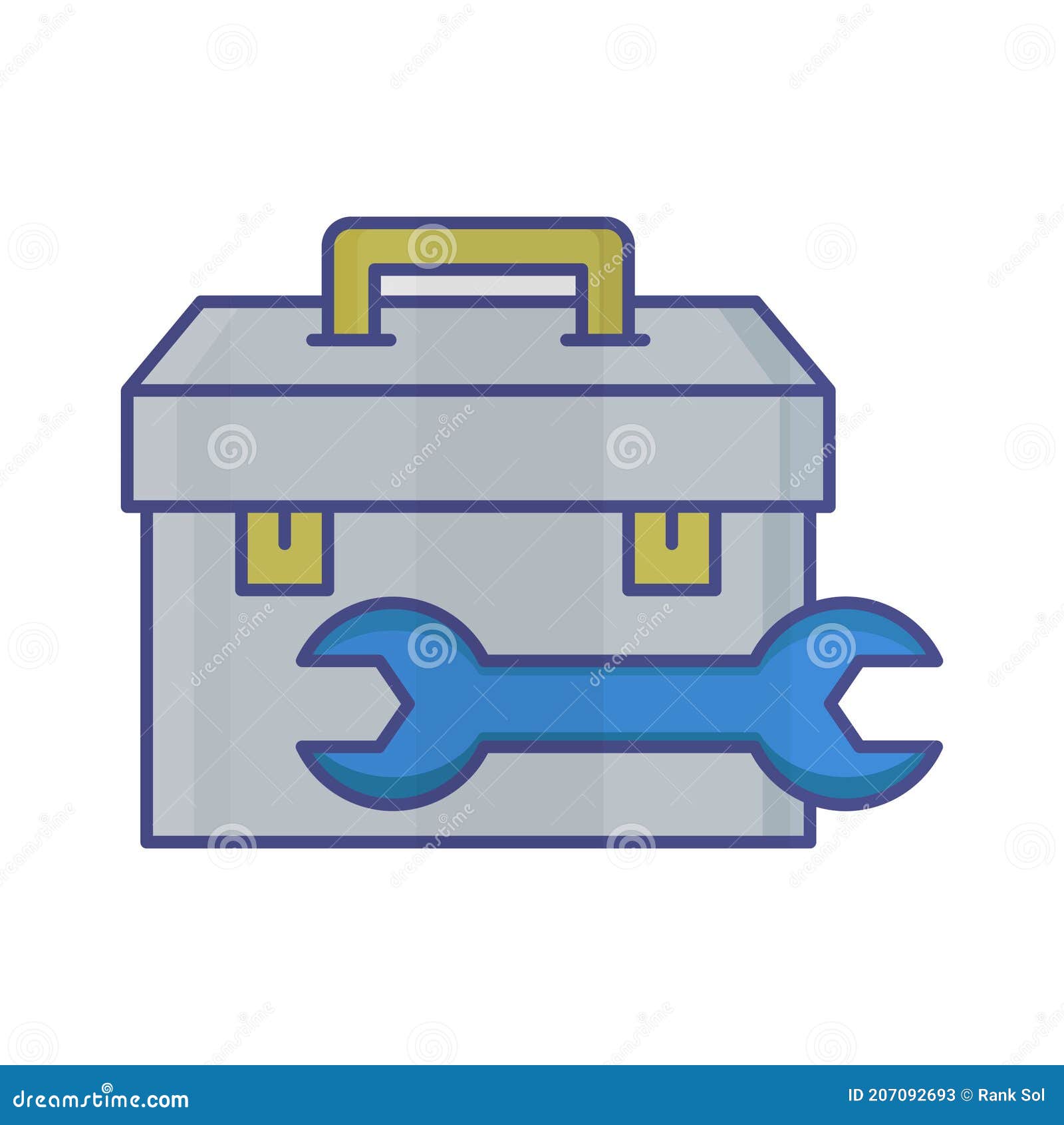 Toolkit Isolated Vector Icon Which Can Easily Modify or Edit Stock ...