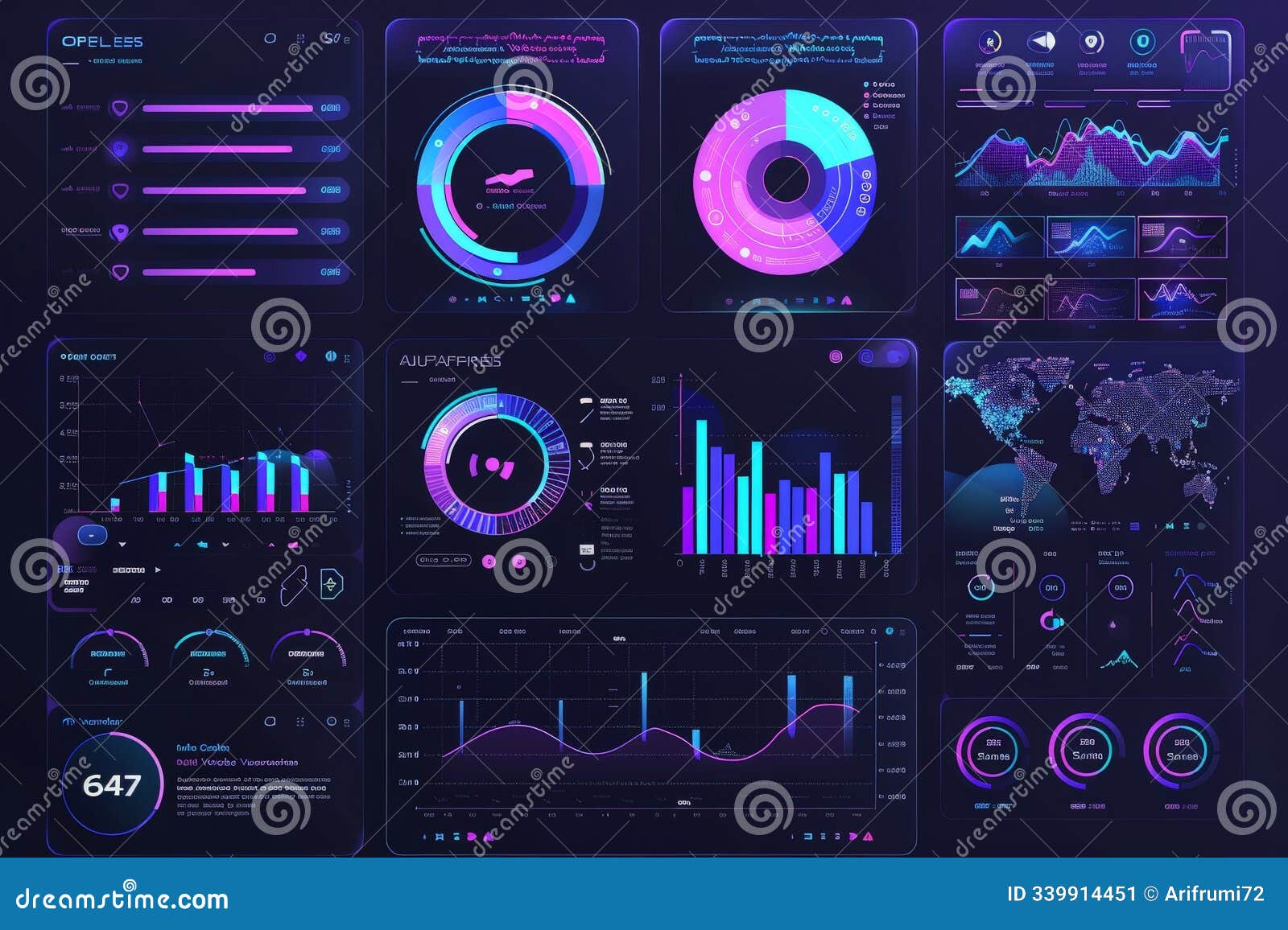 Toolkit-UI UX Dashboard Infographic Template with Big Data ...