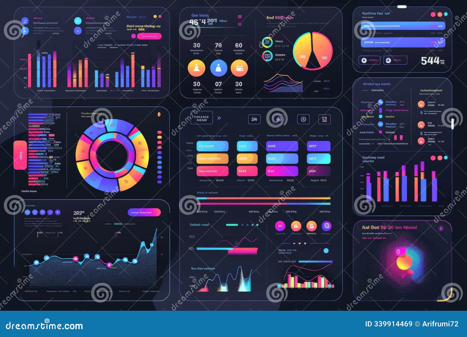 Toolkit-UI UX Dashboard Infographic Template with Big Data ...