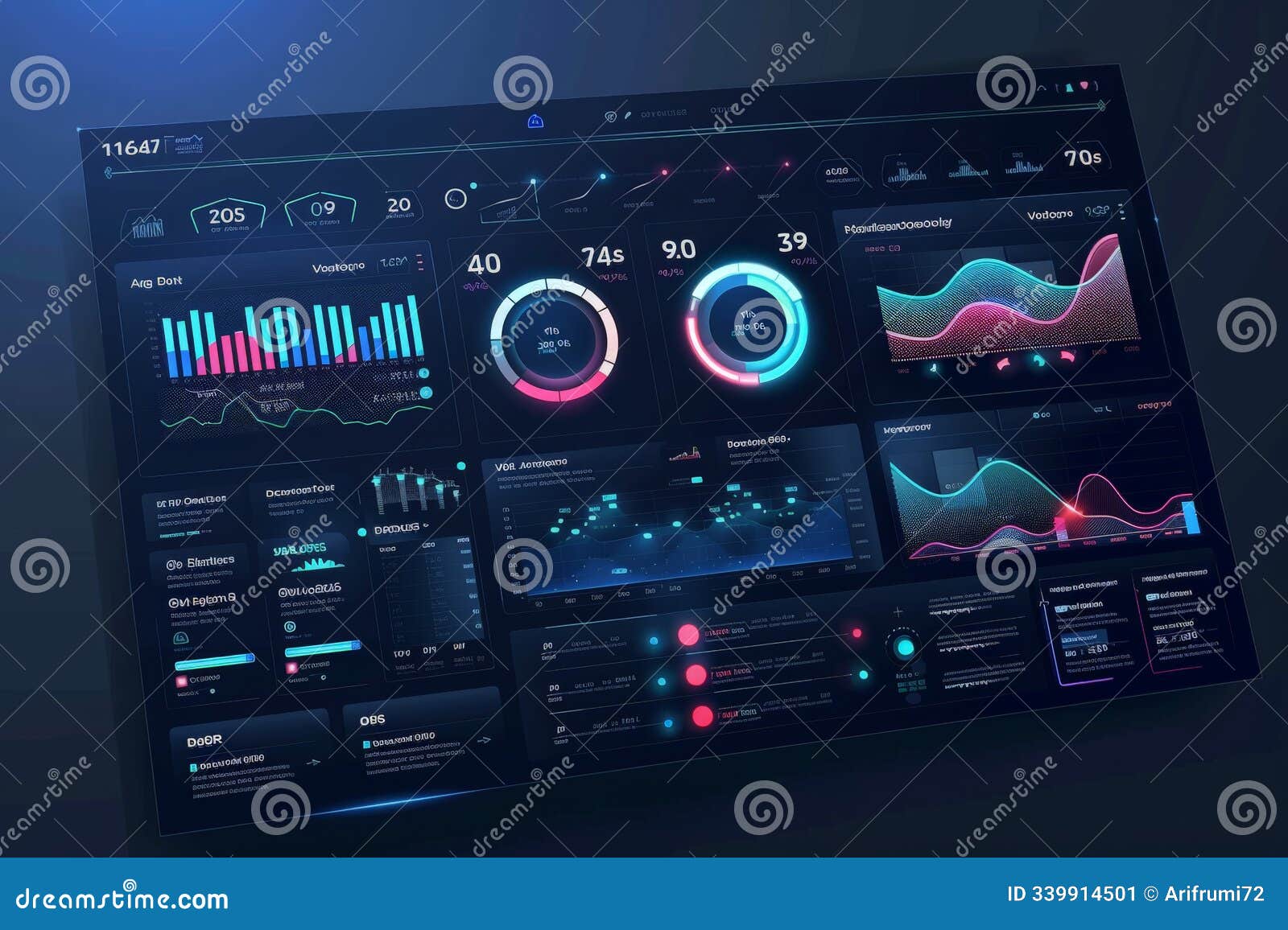 Toolkit-UI UX Dashboard Infographic Template with Big Data ...