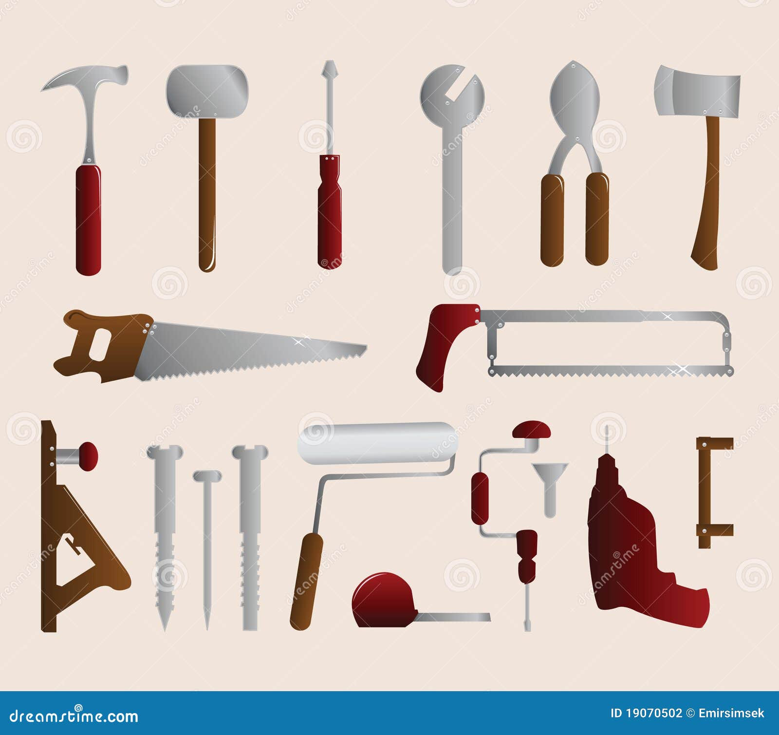 Various Tool Stock Illustrations – 10,774 Various Tool Stock ...