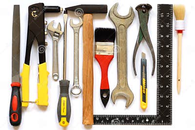 Tools stock image. Image of wrench, hammer, spanner, hardware - 3939879