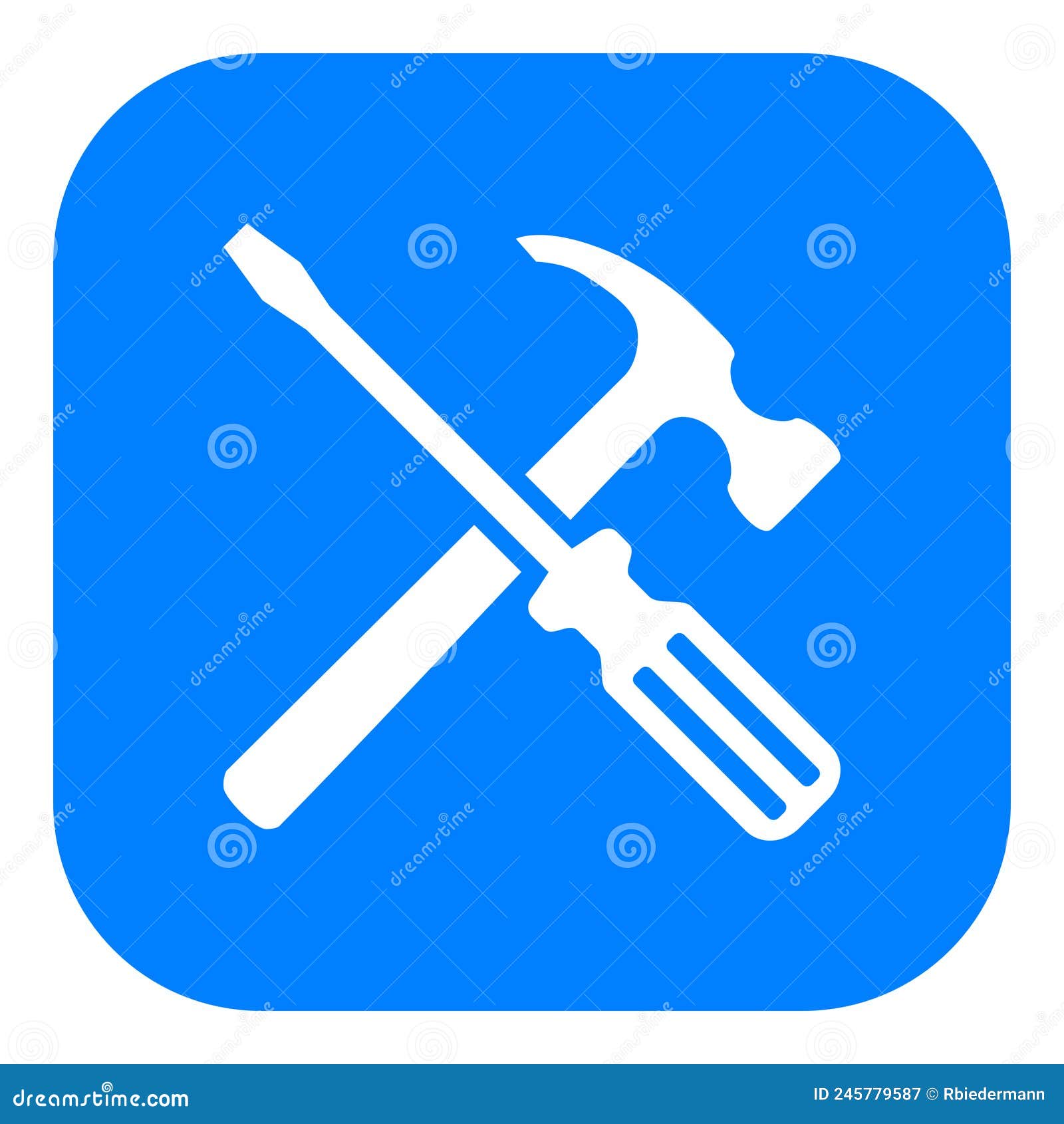 Tools and app icon stock vector. Illustration of graphic - 245779587