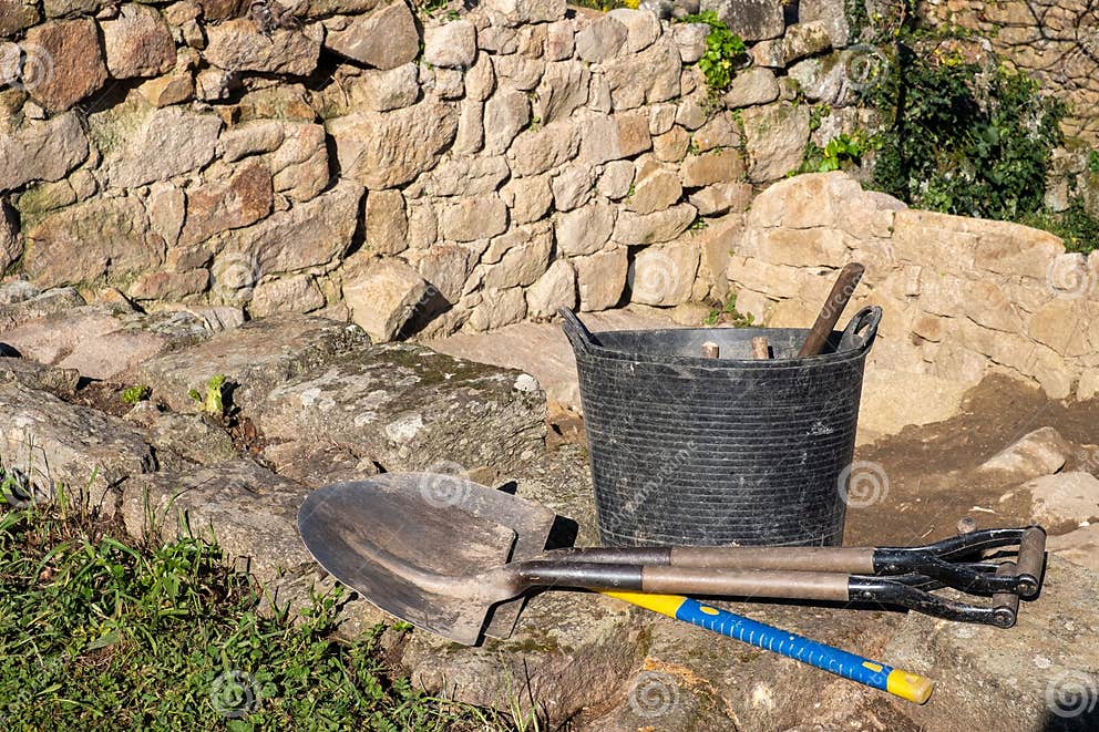 Tools in an Archaeological Dig Stock Image - Image of space, science ...