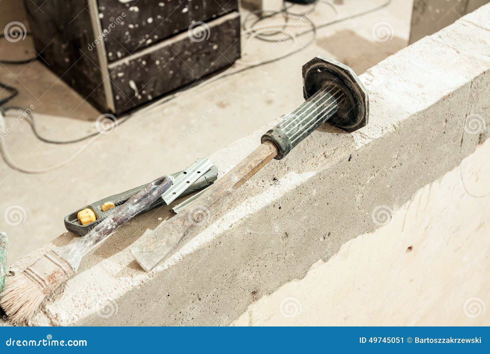 Tools Arranged in the House during Stock Image - Image of floor, metal ...