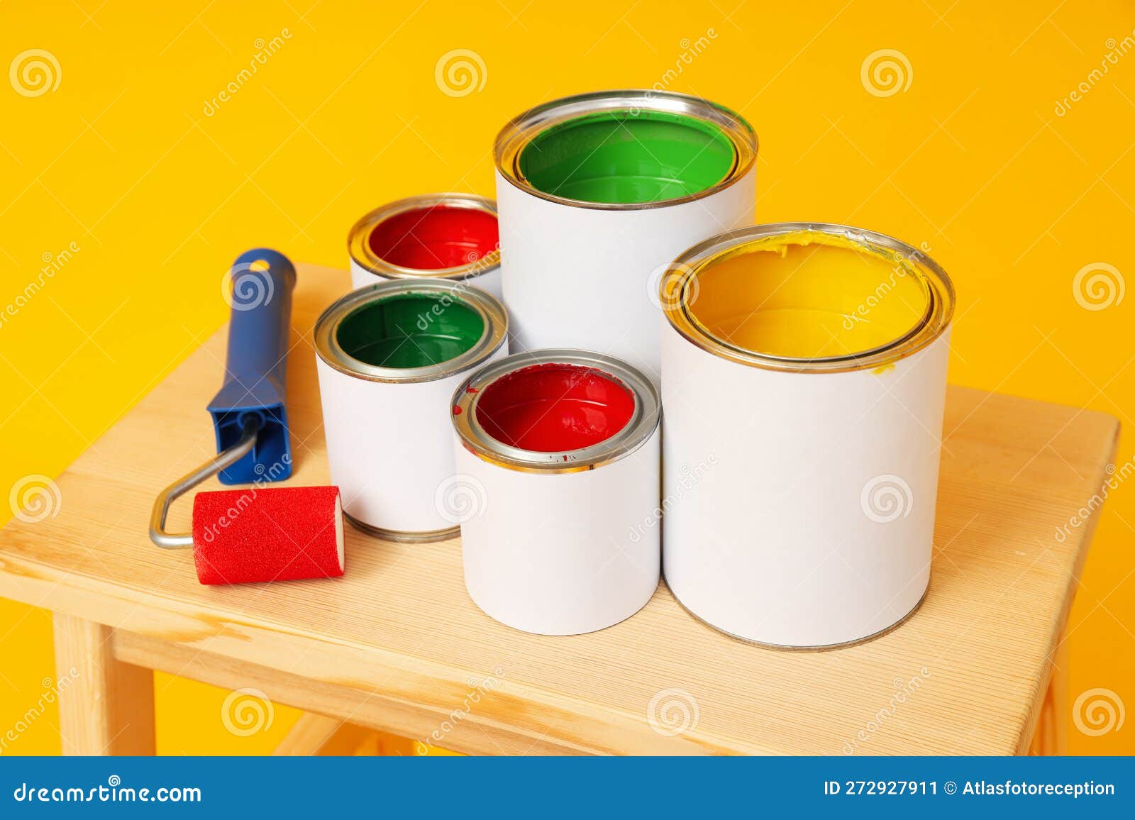 Tools for Art and Repairing - Paint, Paint in Can Stock Image - Image ...