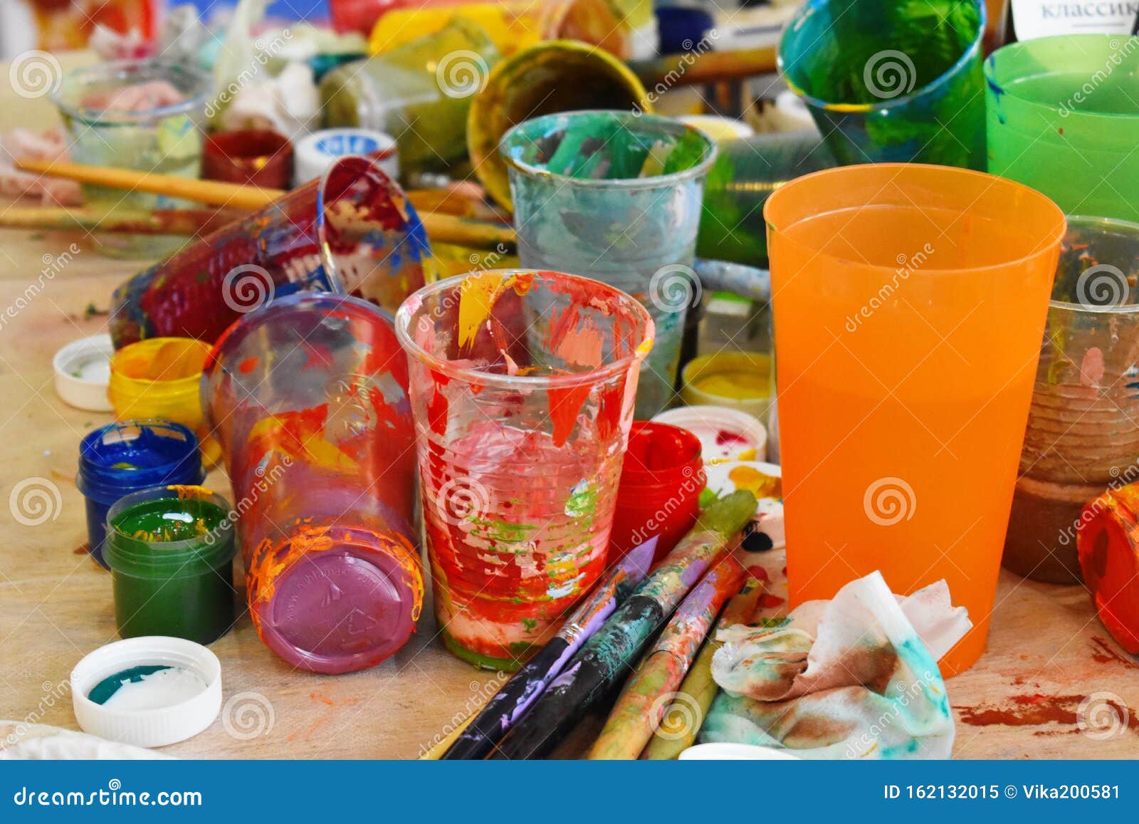 Tools of the Artist. Drawing Hobbies Stock Image - Image of blank ...