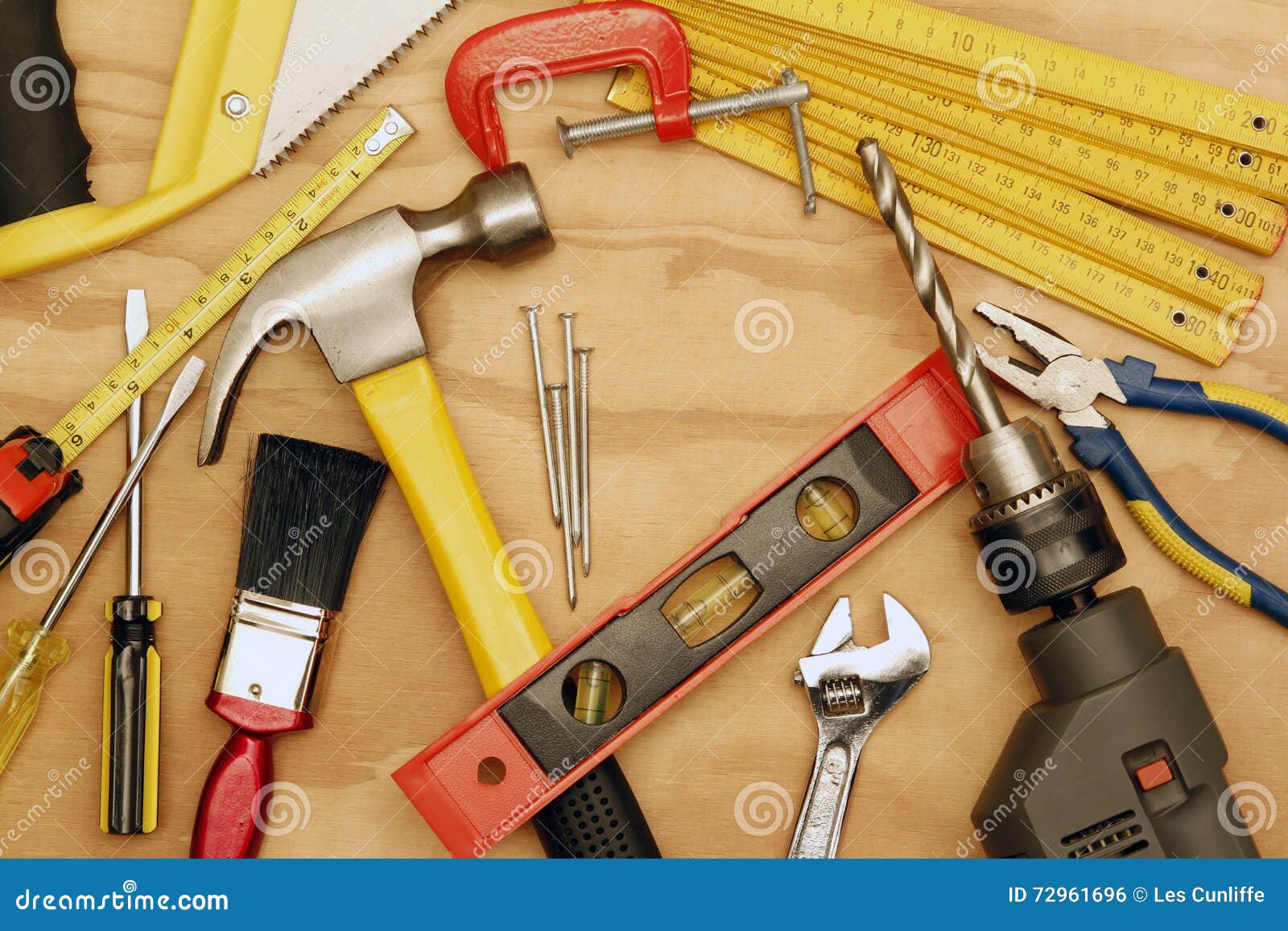 Tools stock photo. Image of brush, build, concept, carpentry - 72961696