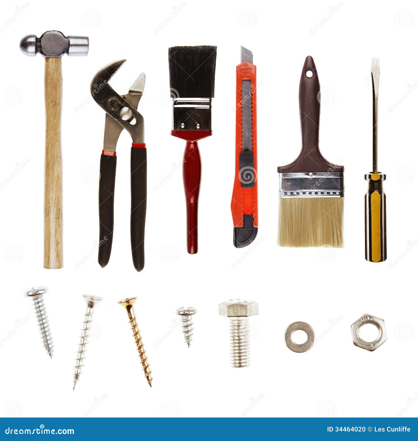 Tools stock photo. Image of background, plain, metal - 34464020