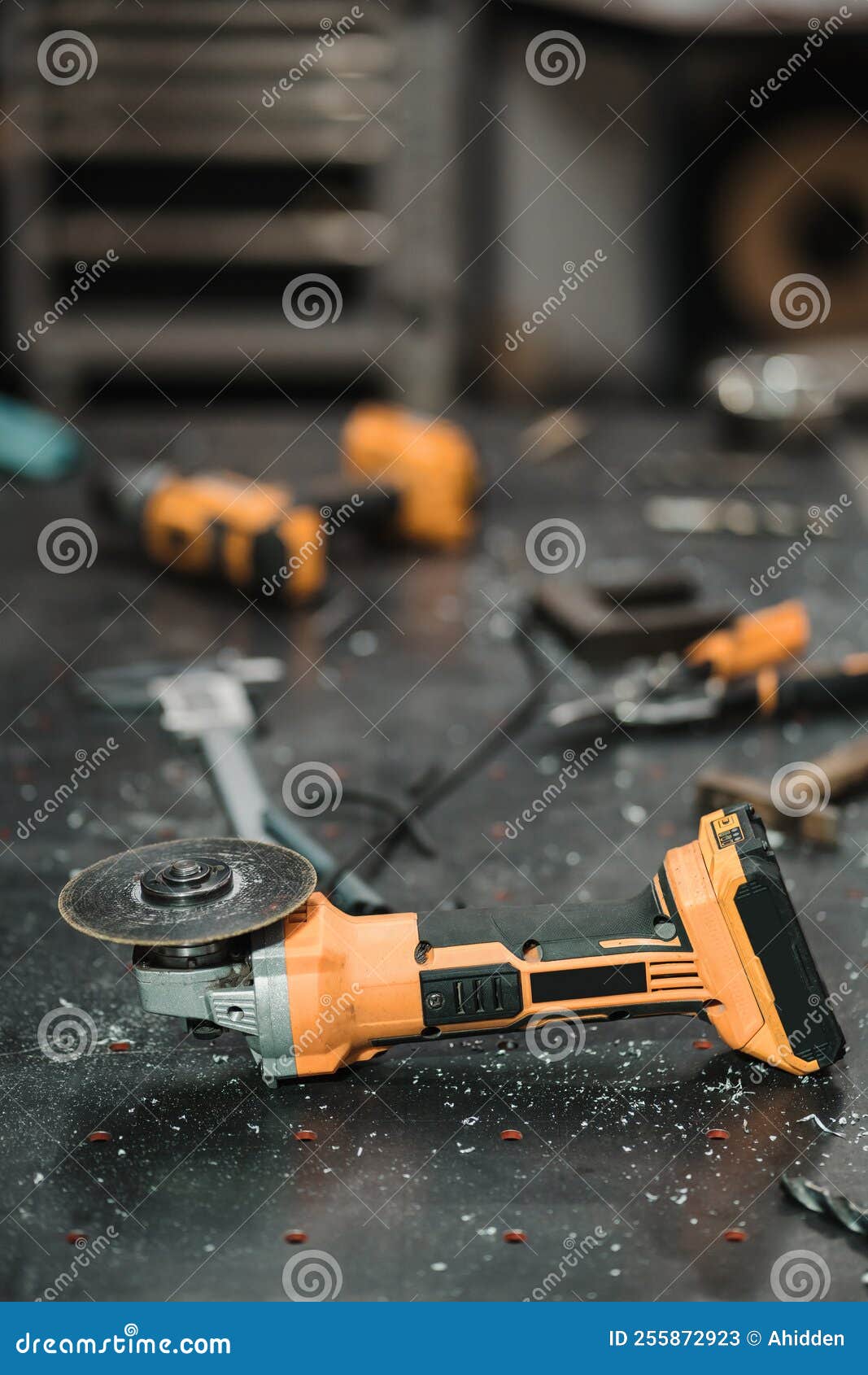 Tools Background. Equipment for Garage Shop Stock Image - Image of ...