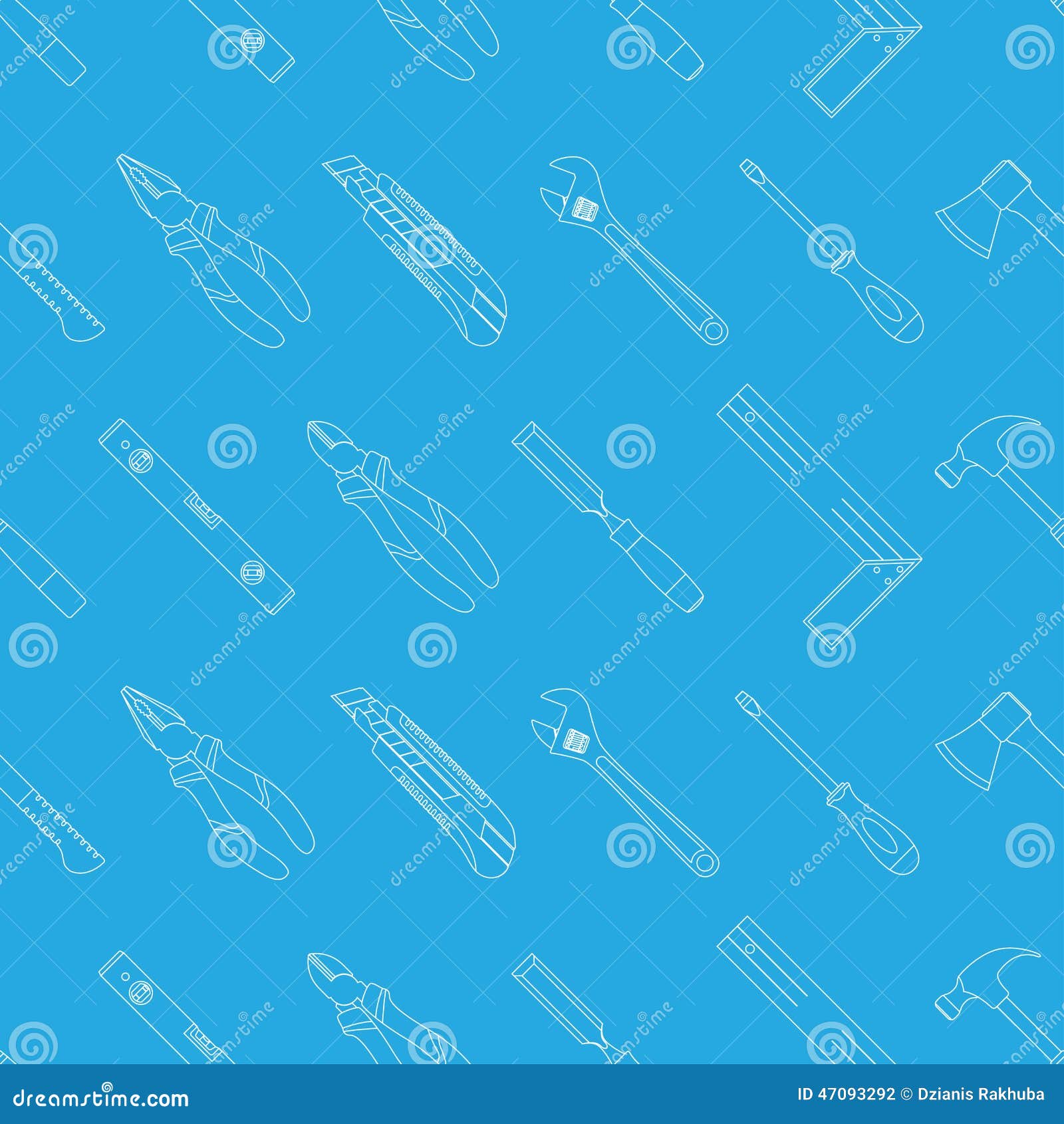 Tools Background Vector Illustration | CartoonDealer.com #47093292
