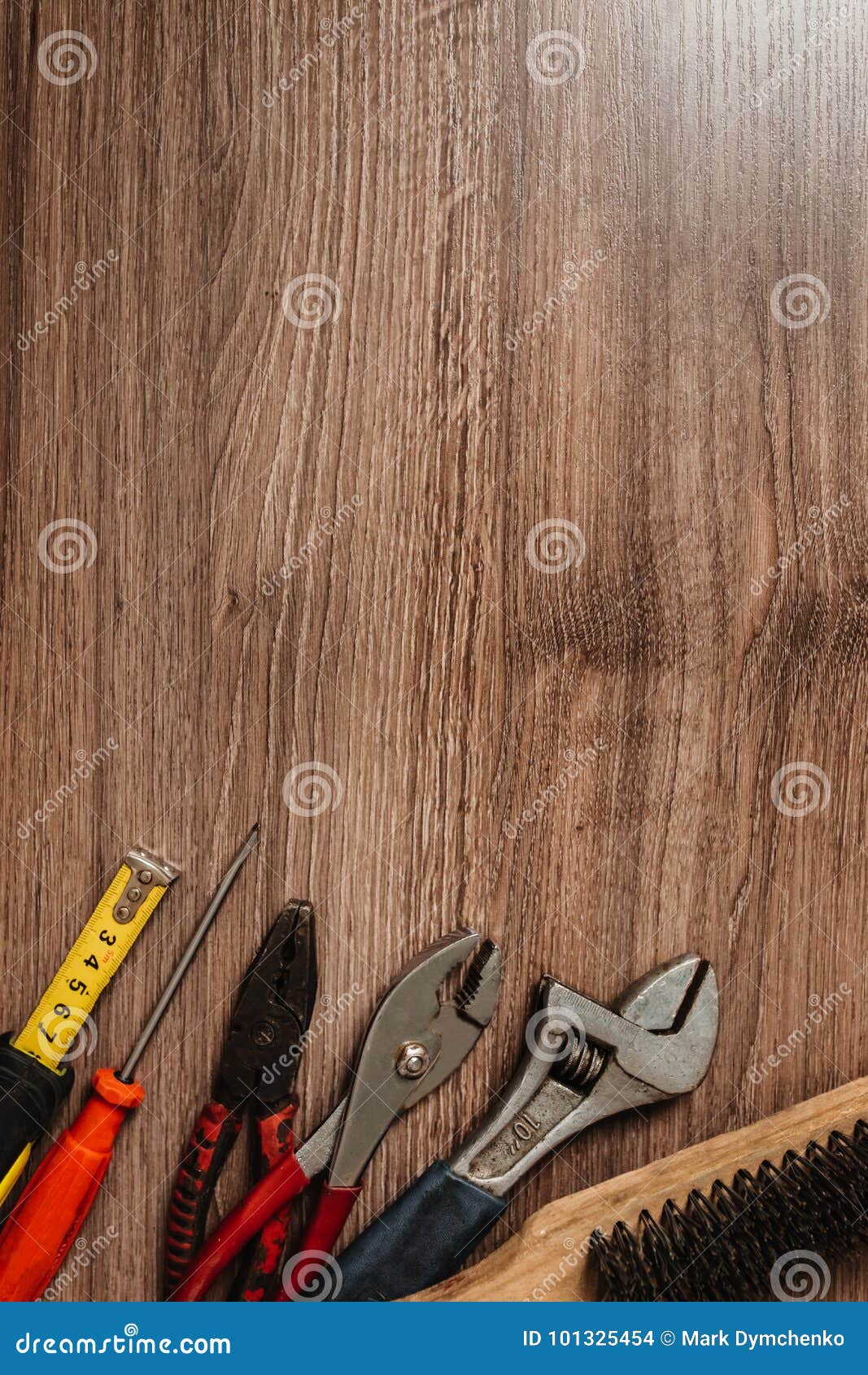 Tools background stock photo. Image of table, striped - 101325454