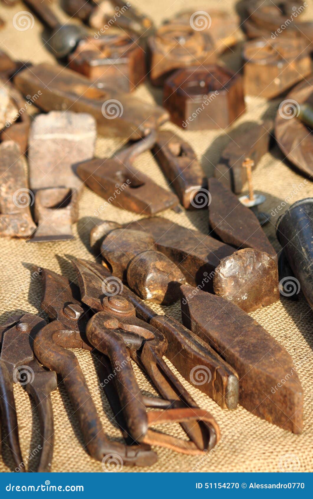 Tools of a blacksmith stock photo. Image of manifacturer - 51154270