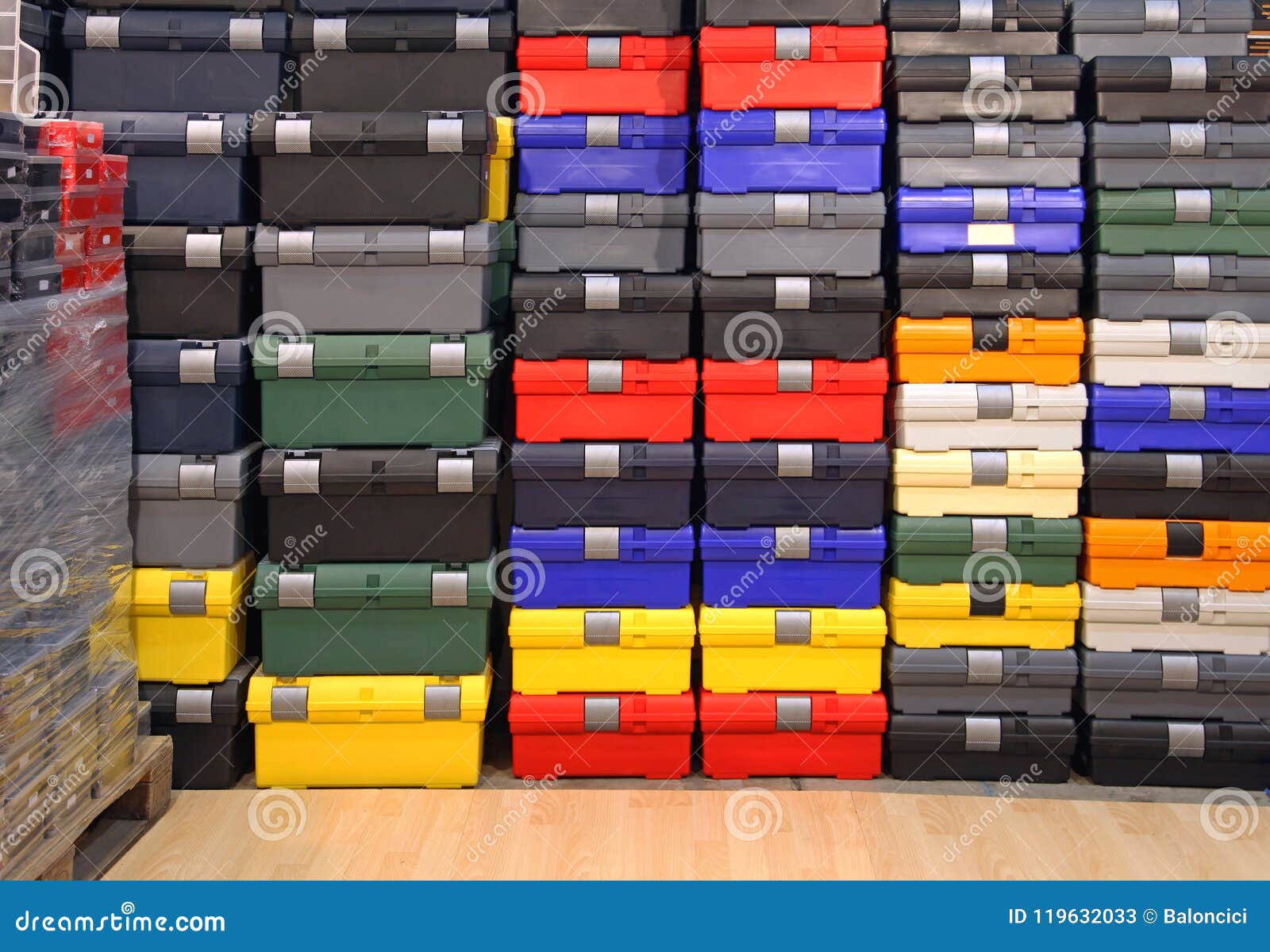 Tools Boxes stock image. Image of container, color, colorful - 119632033