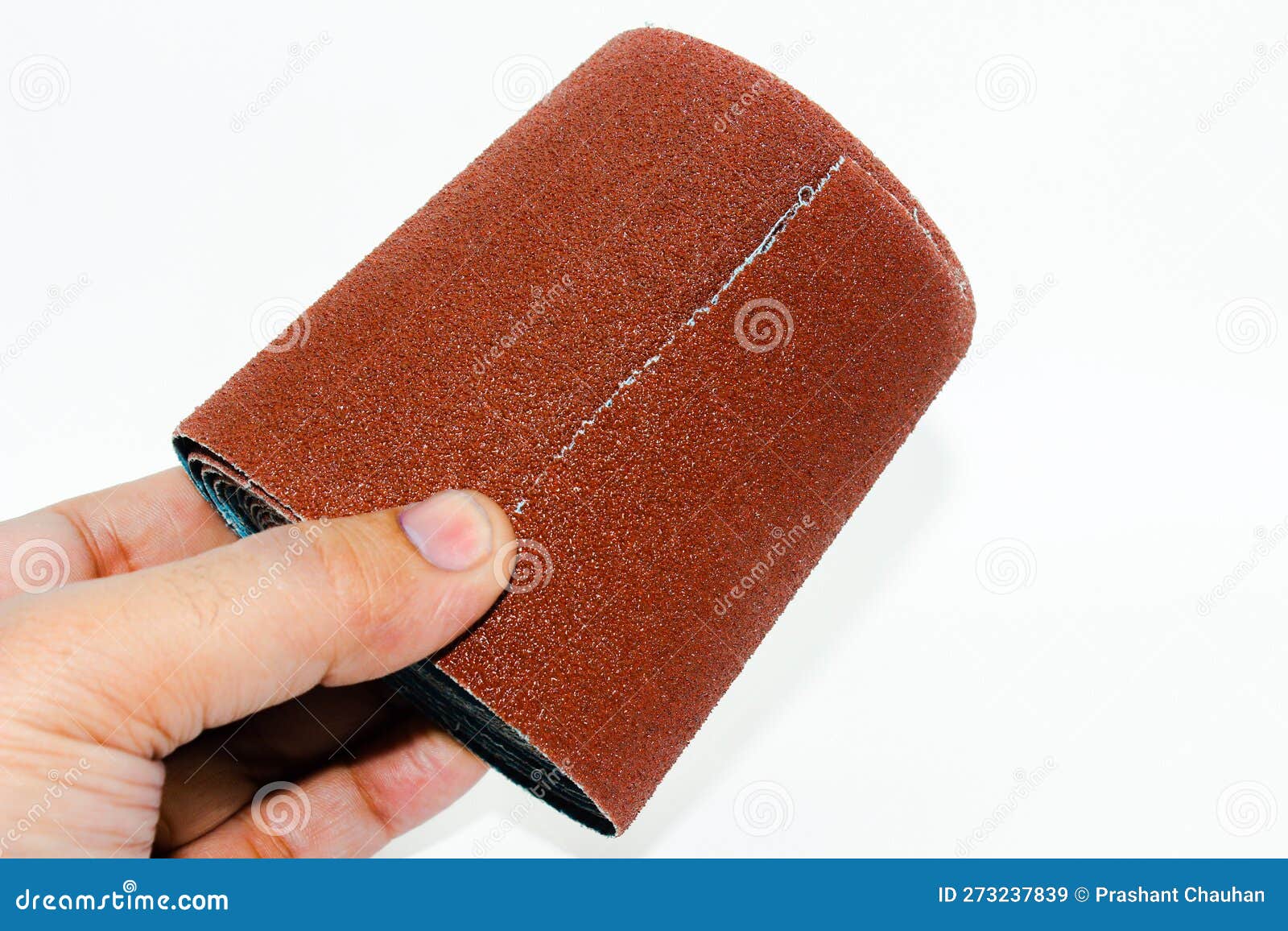 Tools Building and Repair - Machine Emery Paper on White Background ...