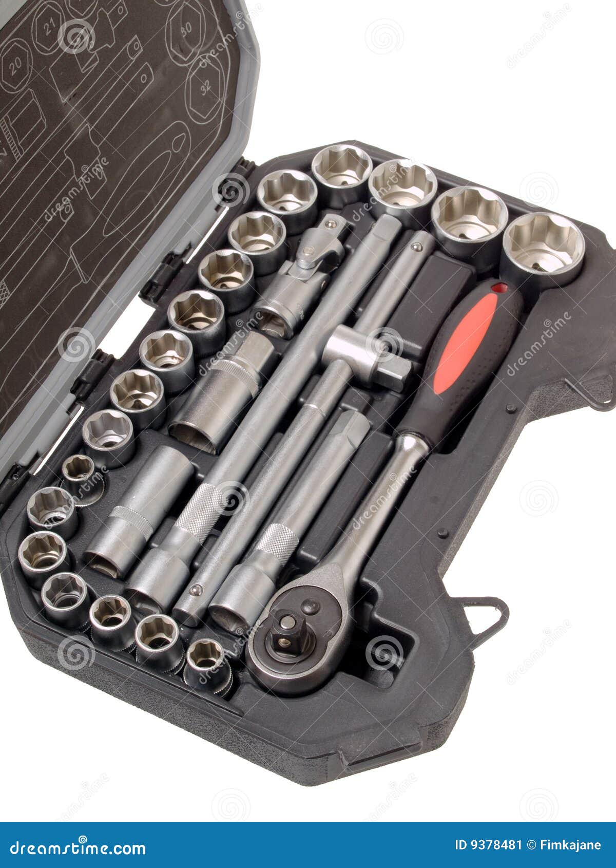 Tools for car stock image. Image of isolated, head, white - 9378481