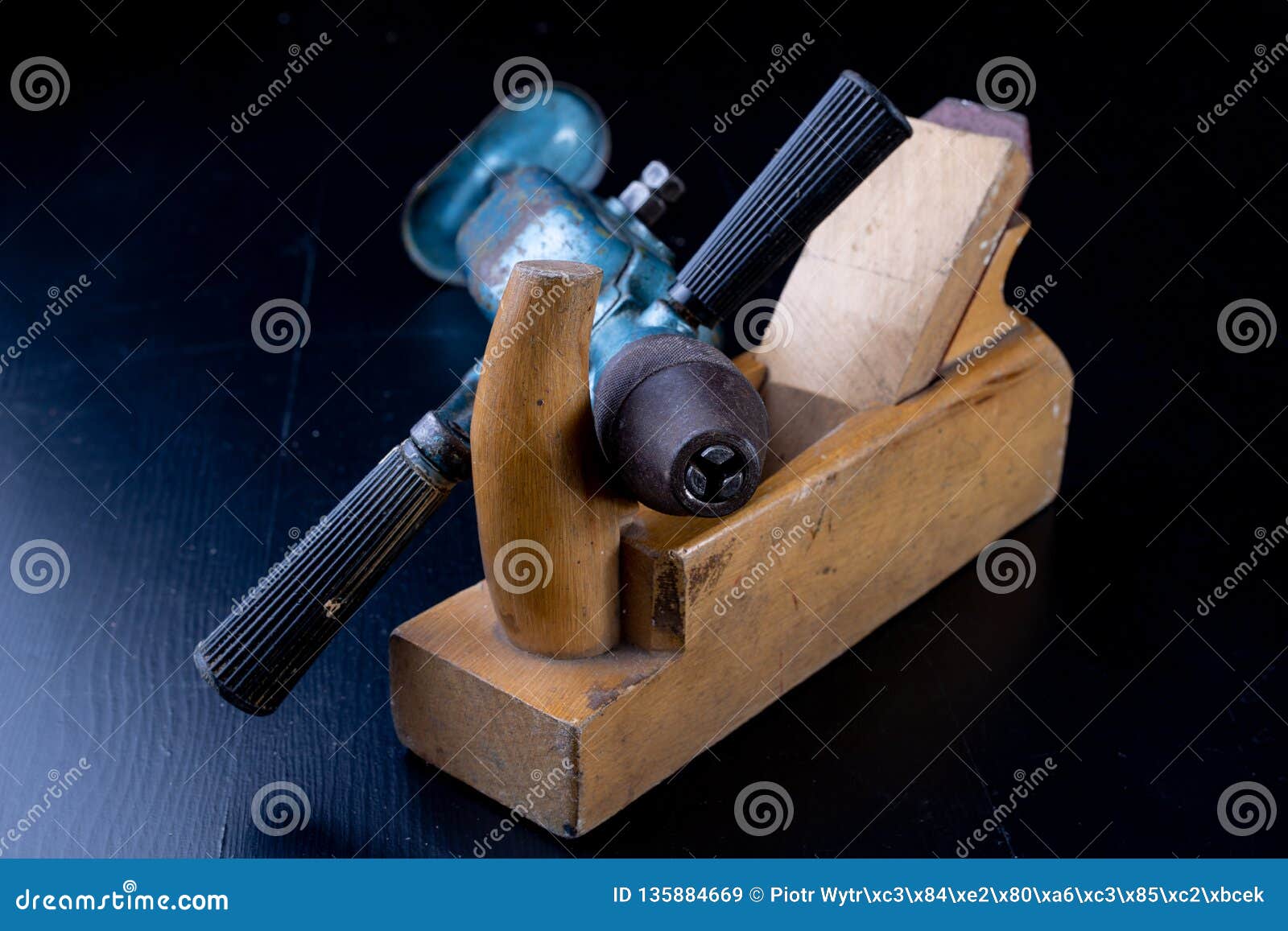 Tools for a Carpenter on a Workshop Table. Accessories for a Production ...