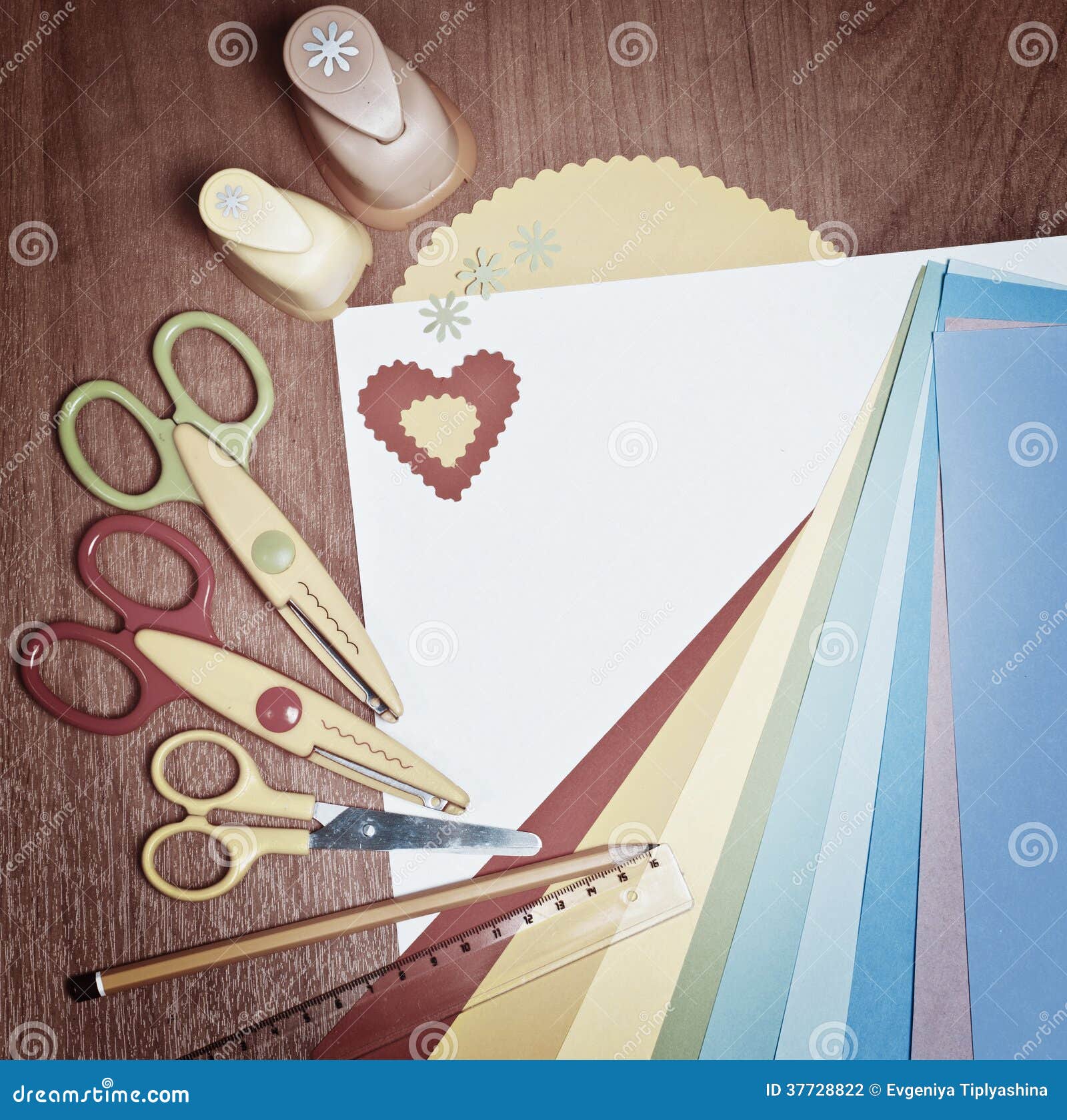 Tools for Children S Creativity Stock Photo - Image of hobby, craft ...