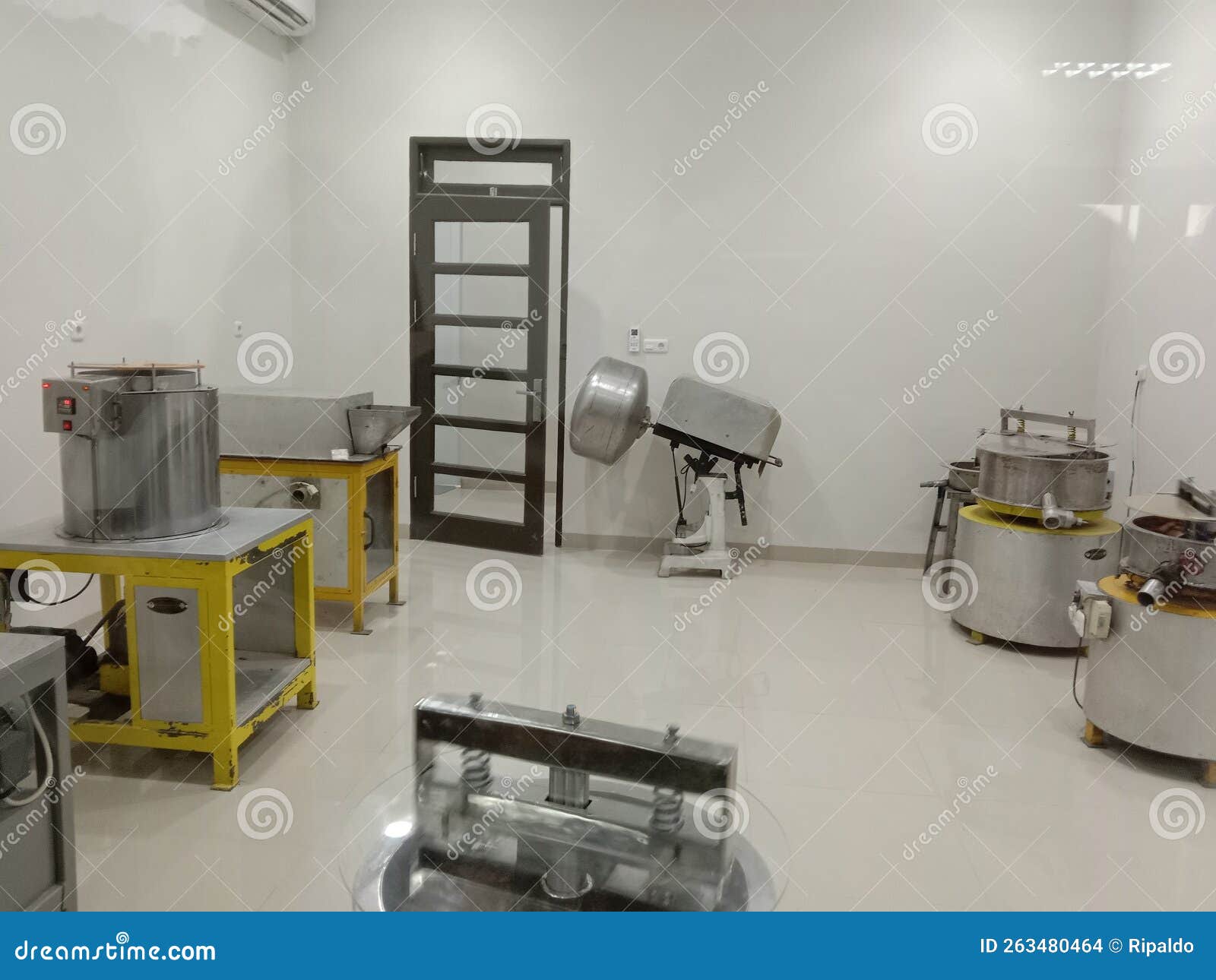 Tools from a Chocolate Factory Stock Photo - Image of factory, room ...