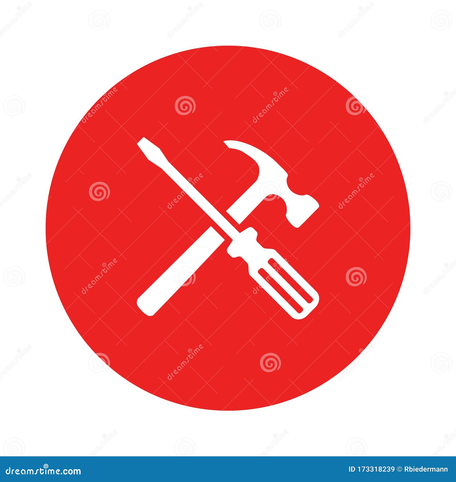 Tools and circle stock vector. Illustration of graphic - 173318239