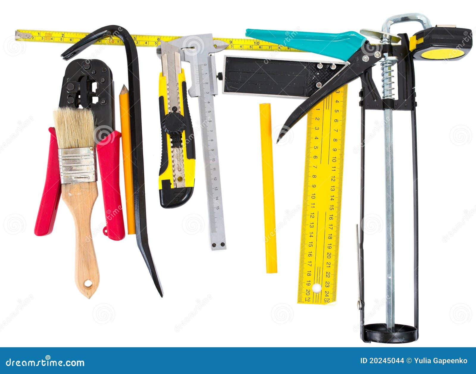 Tools collection stock photo. Image of carpentry, silver - 20245044