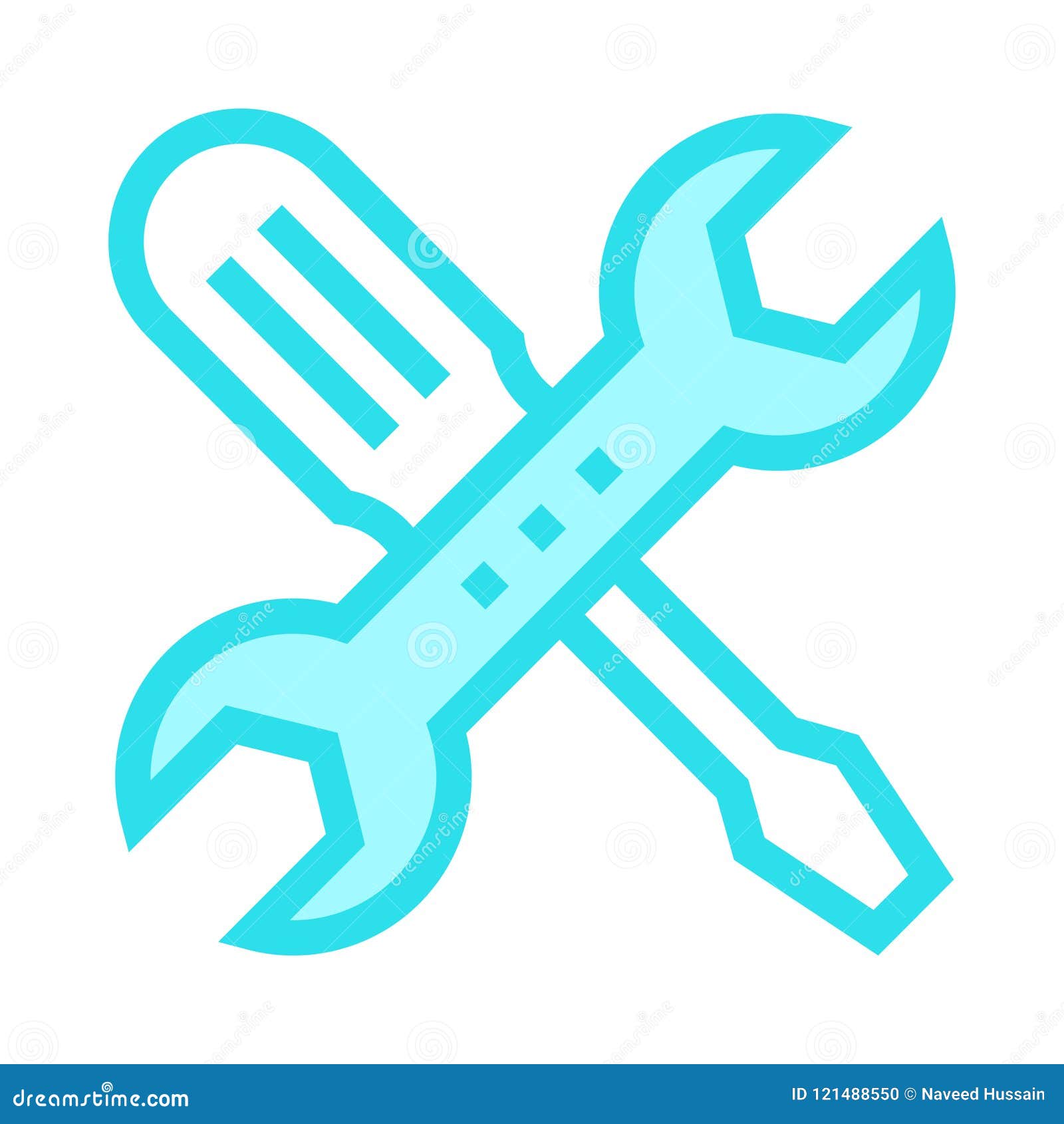 Tools color line icon stock illustration. Illustration of hardware ...