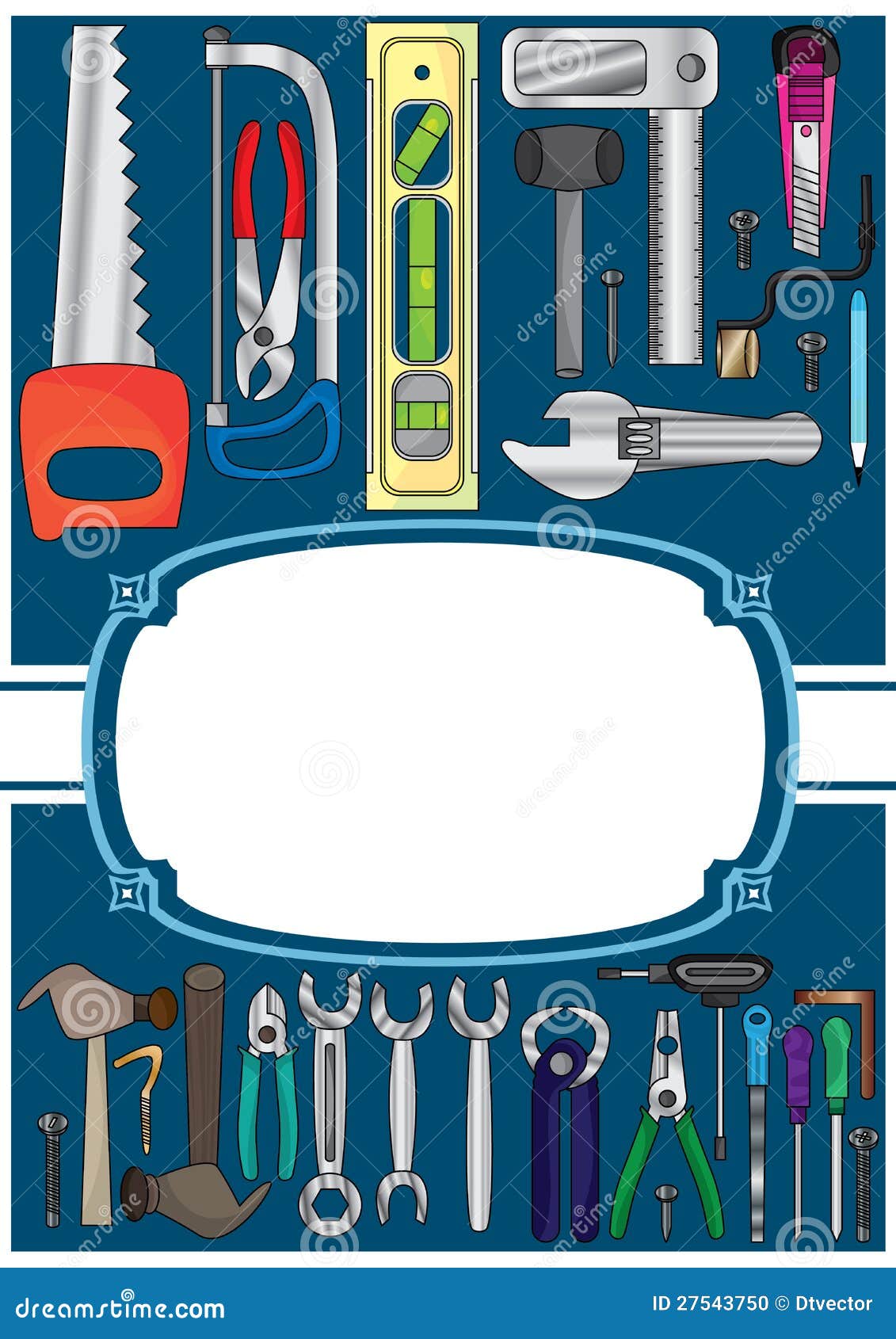 Tools Cover Frame_eps stock vector. Illustration of business - 27543750