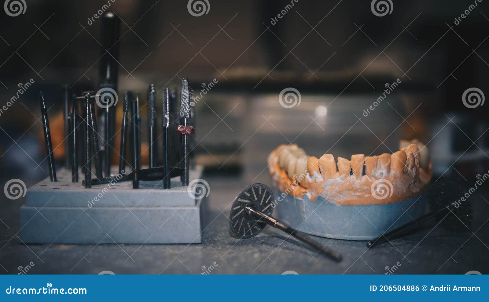 Ceramic Crown of a Tooth Based on a Plaster Model of Teeth, the Work of ...