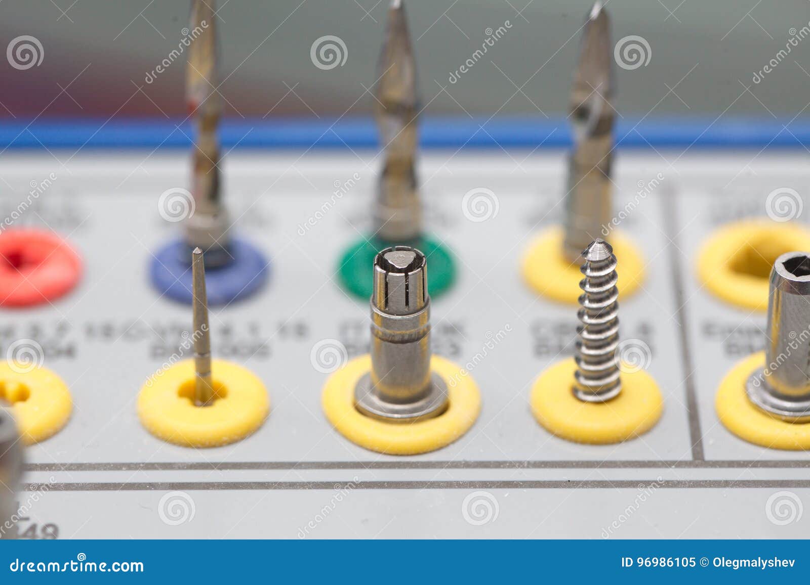 Tools for Dental Prosthetist Drill Box Set Stock Image - Image of care ...