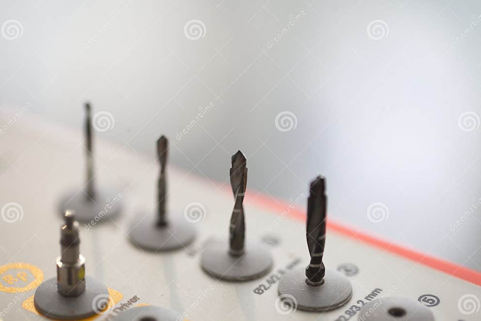 Tools for Dental Prosthetist Drill Box Set Stock Image - Image of ...